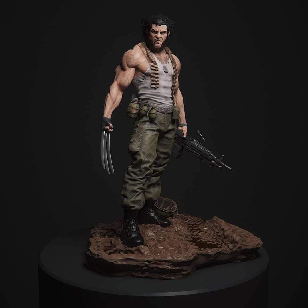 Logan Soldier Stl , Wolverine Figure 3D Stl File, Instantly Download ...