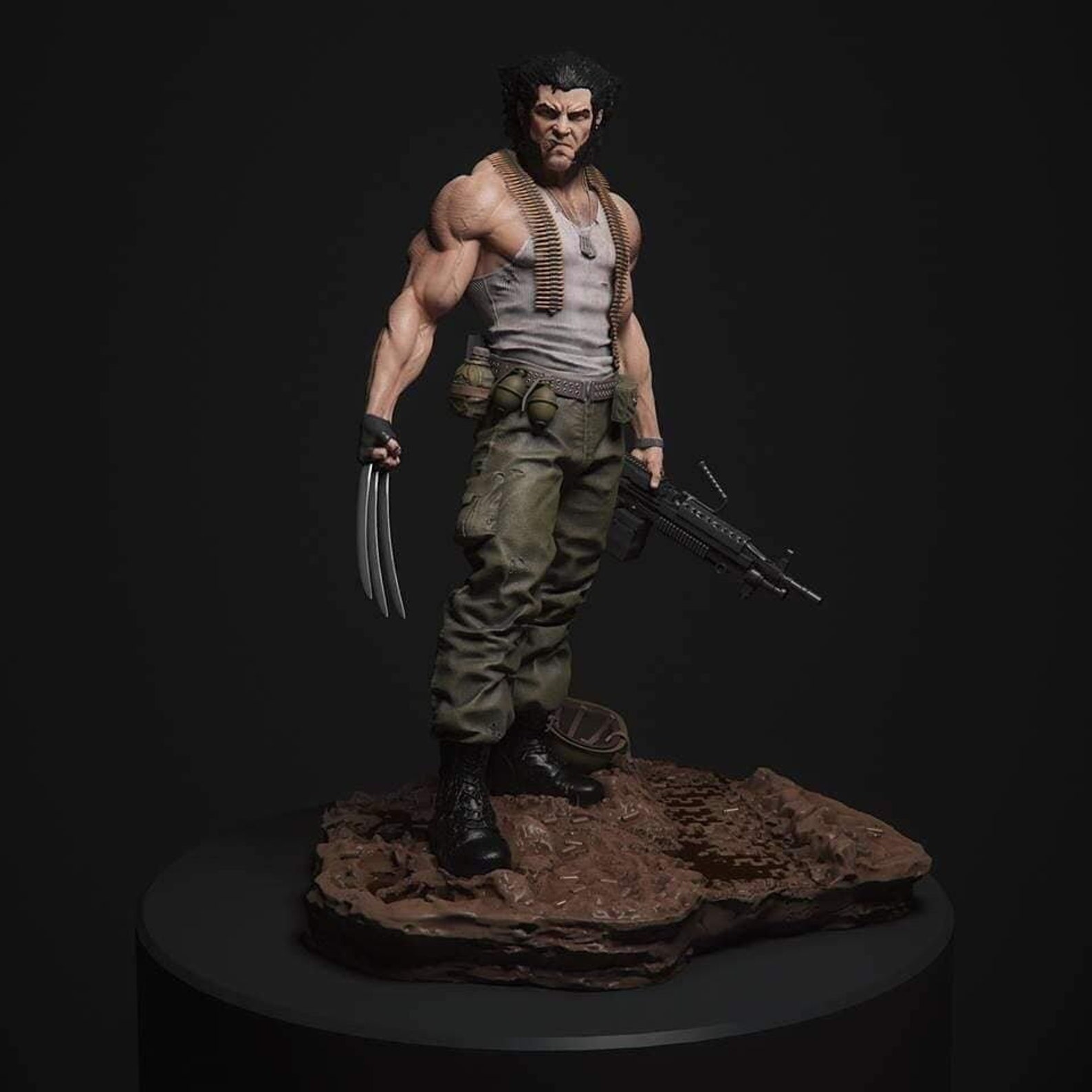 Logan Soldier Stl , Wolverine Figure 3D Stl File, Instantly Download ...