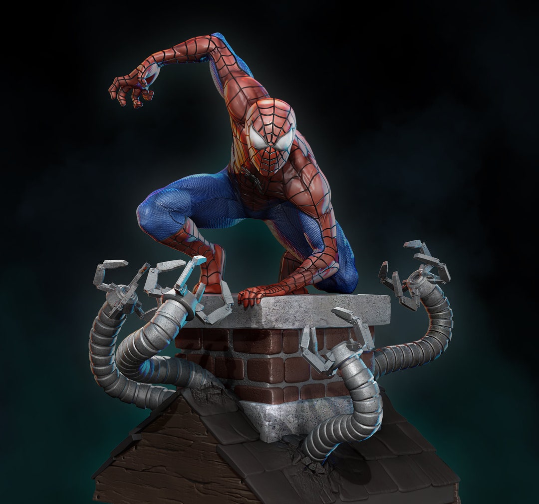 Spider Man Stl , Marvel Stl 3D Stl File, Dr. Octopus Stl, Instantly ...