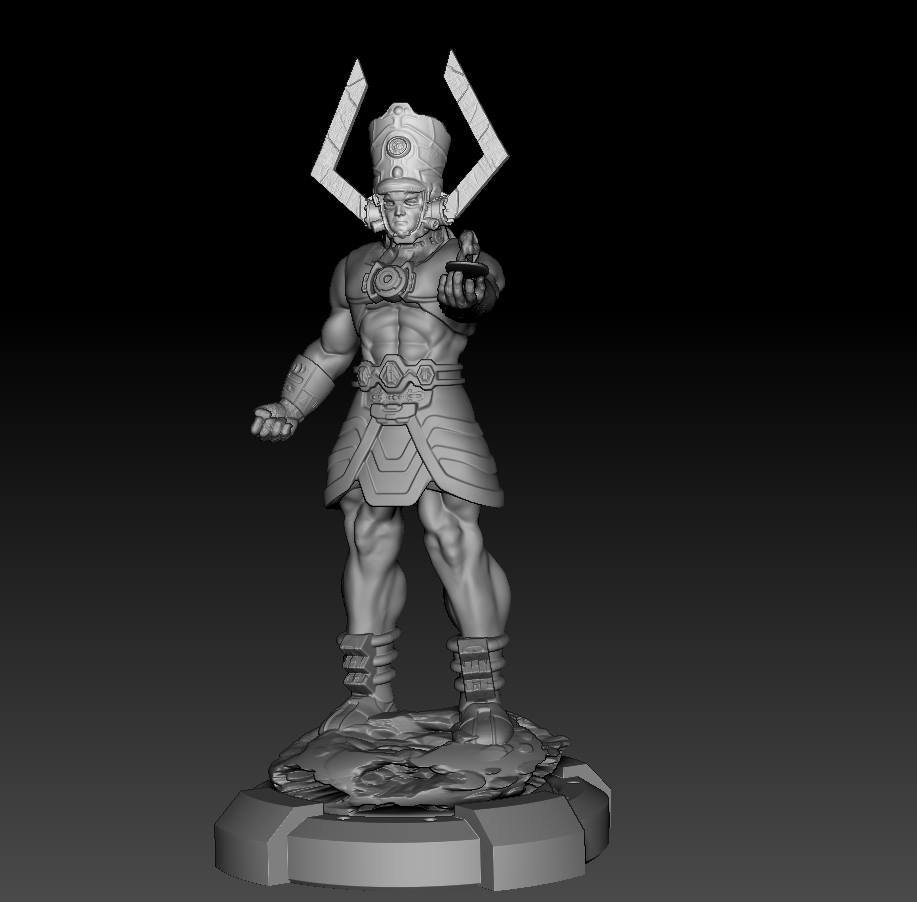 Galactus With Silver Surfer Stl , Galactus 3D Stl File, DC Universe Stl ...