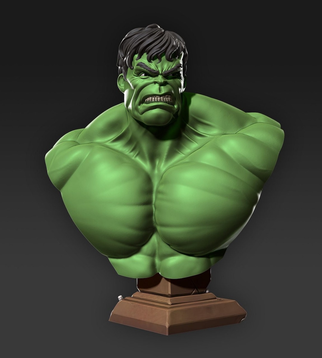 Hulk Stl , 3D Stl File,hulk Figure Stl, Marvel STL, Instantly Download ...