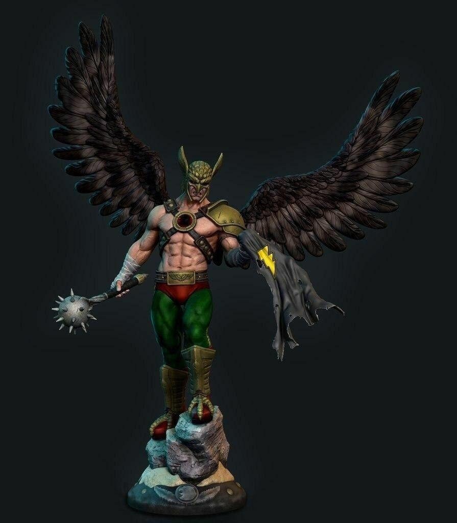 Hawkman Stl , Superhero Stl, 3D Stl File, Marvel Stl, Instantly ...