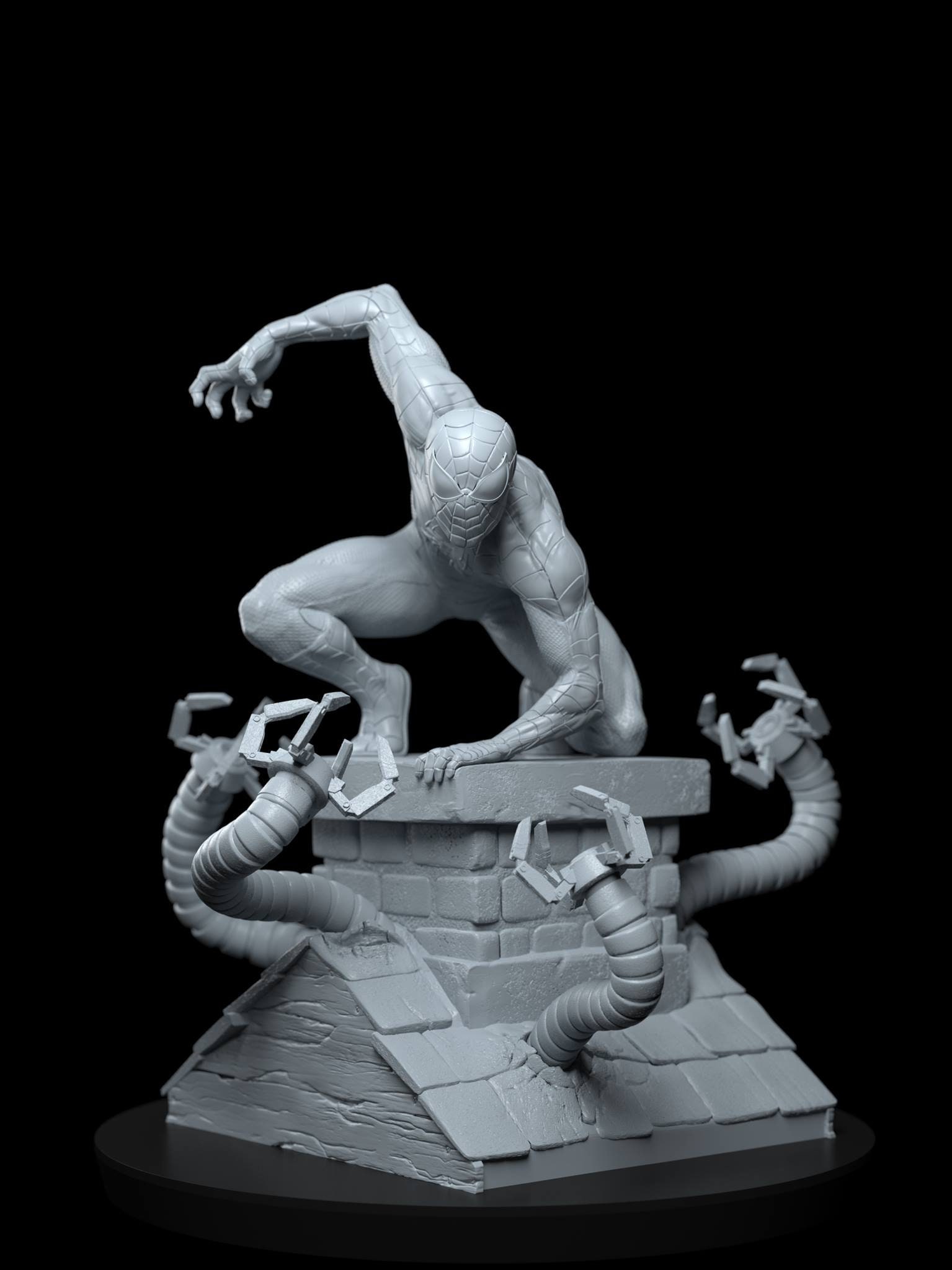 Spider Man Stl , Marvel Stl 3D Stl File, Dr. Octopus Stl, Instantly ...