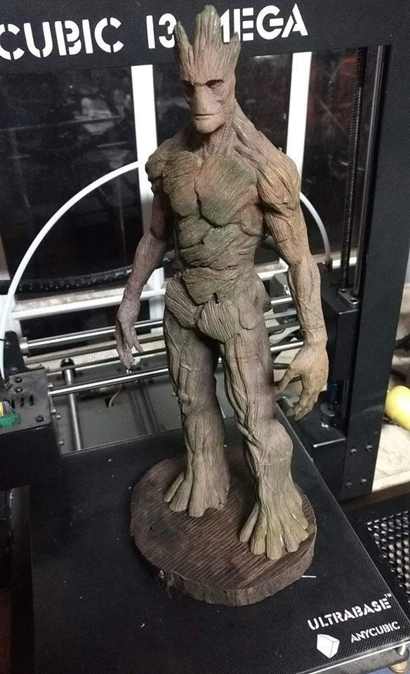 Adult Groot Stl , 3D Stl File, Groot Figure Stl, Instantly Download Stl ...
