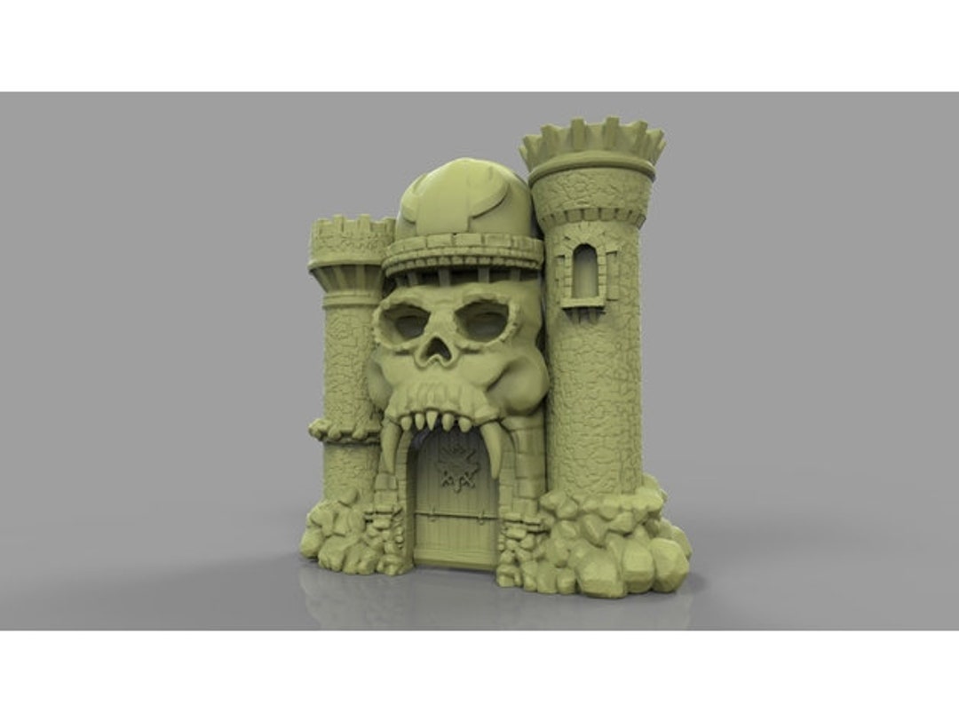 Skull Castle Stl , 3D Stl File, Castle Stl, Movie STL, Instantly ...