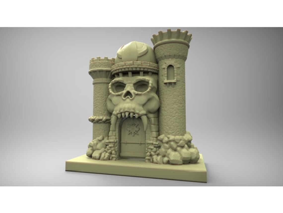 Skull Castle Stl , 3D Stl File, Castle Stl, Movie STL, Instantly ...