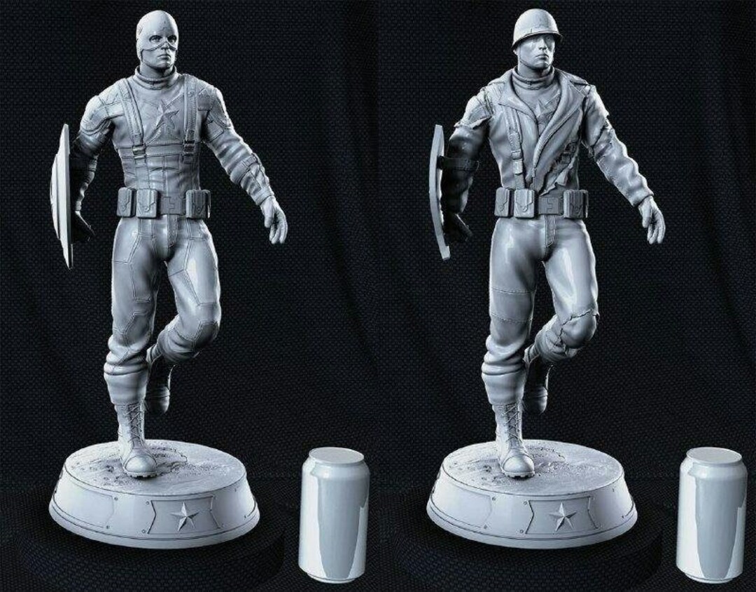 Captain America Stl , 3D Stl File, DC Stl, Movie STL, Instantly ...