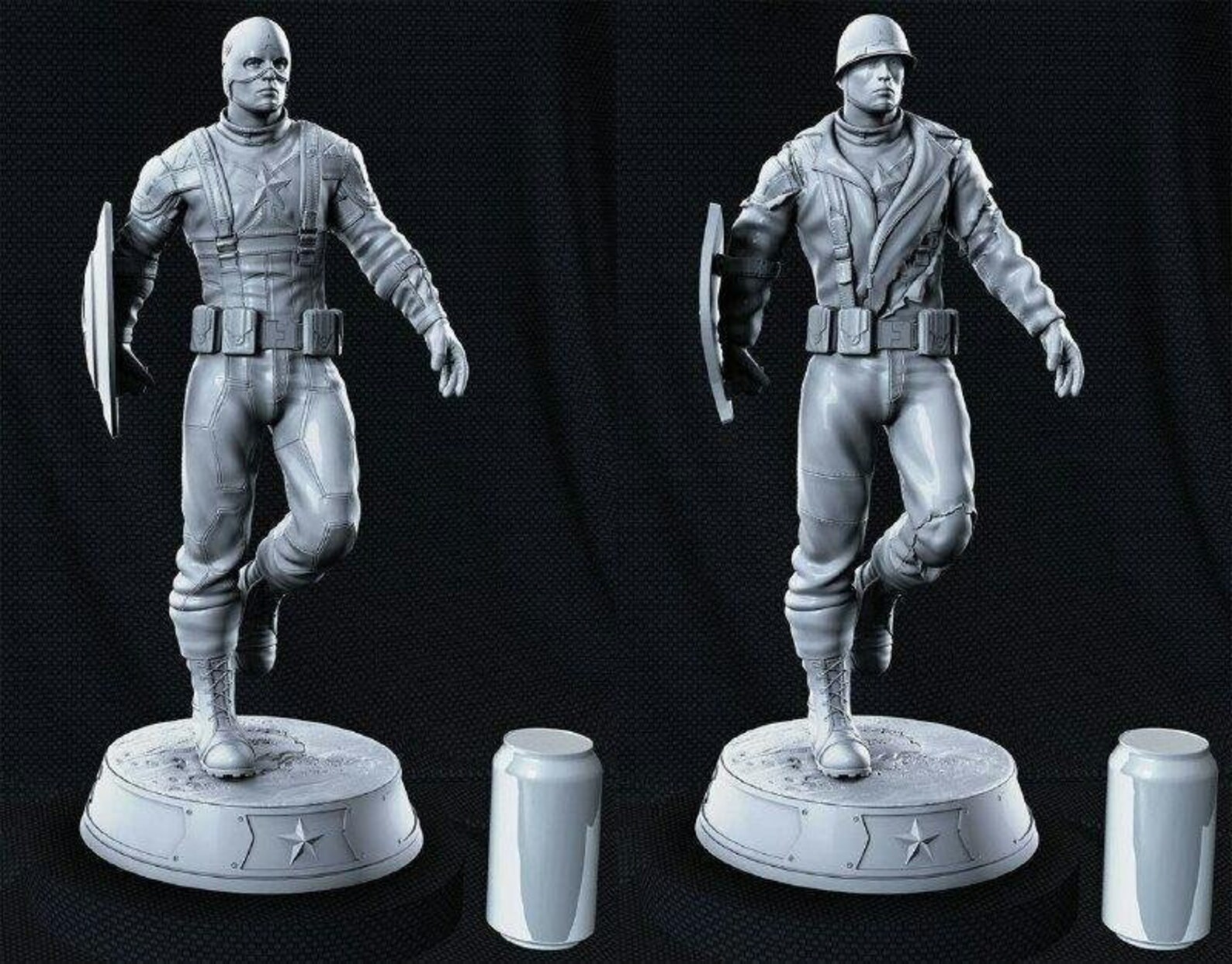 Captain America Stl , 3D Stl File, DC Stl, Movie STL, Instantly Download Stl, Captain America ...