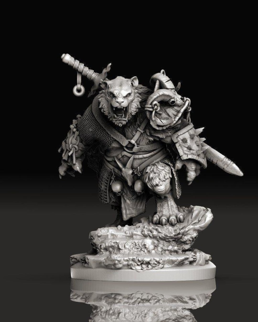 Tiger Stl , 3D Stl File, Kung Fu Panda Stl, Movie STL, Instantly ...