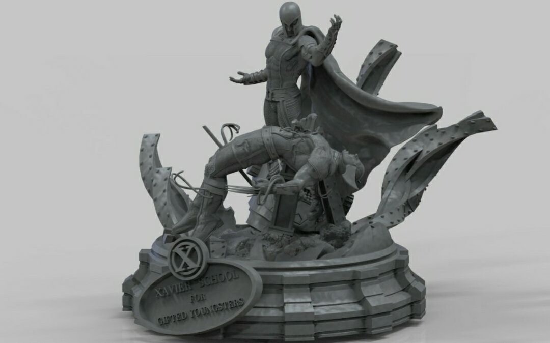 Magneto Figure Stl , Magneto Vs Wolverine Stl, Movie STL, Instantly ...