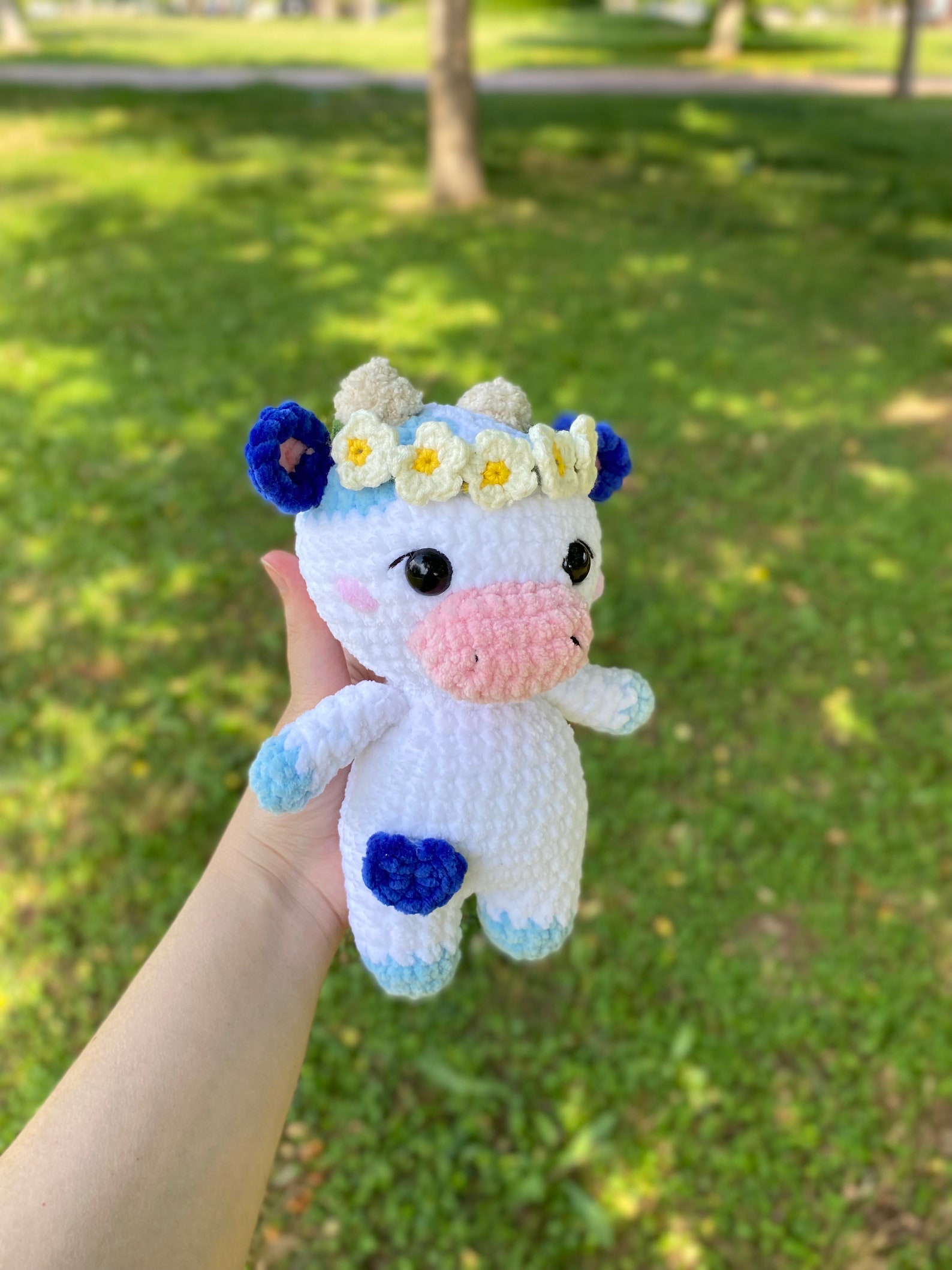 Flower Cow , Daisy Cow , Moo , Crochet Cow, Amigurumi Cow , Stuffed ...