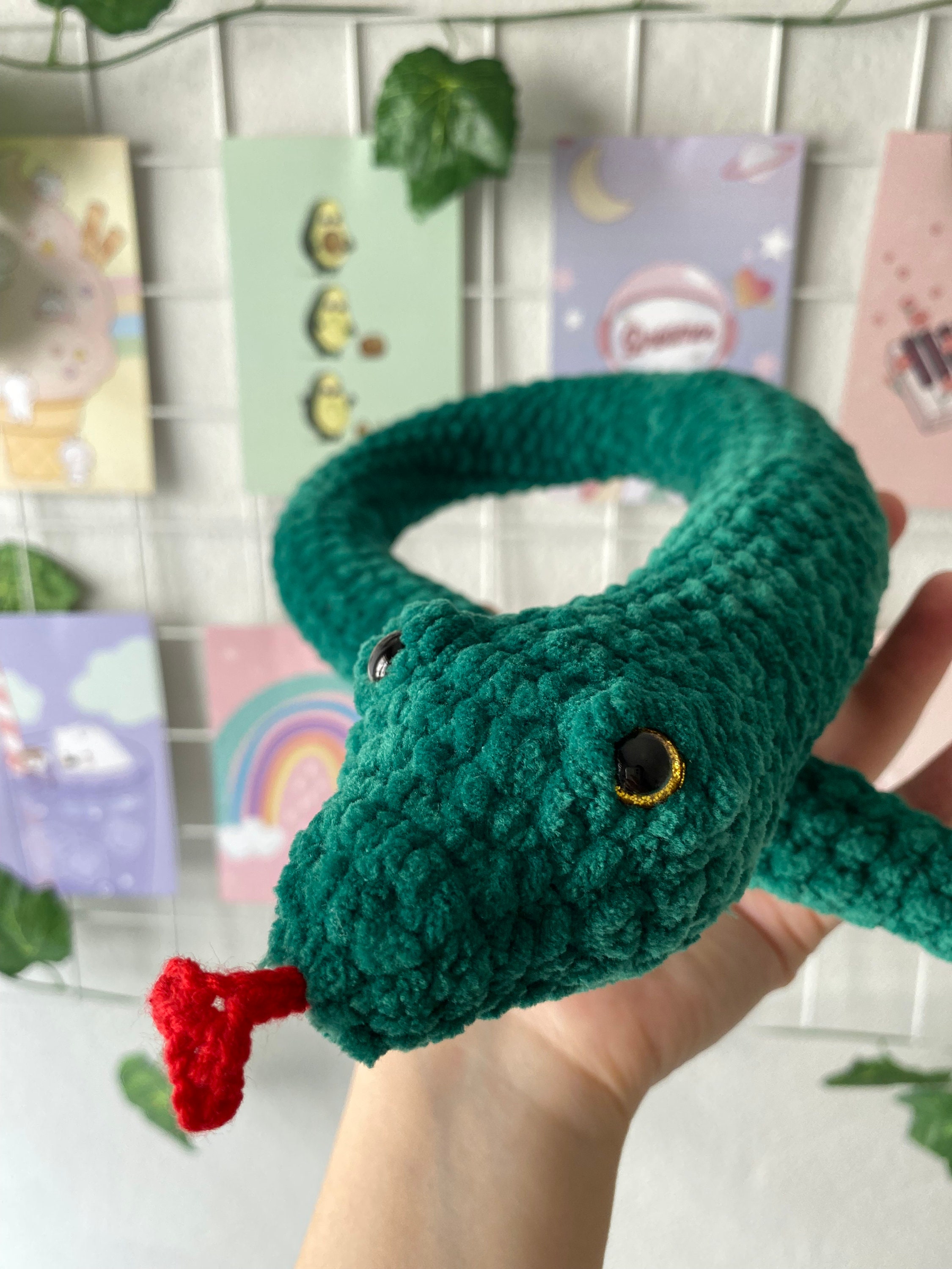 Amigurumi Snake Pattern , Snake, Crochet Snake, Plush Snake , Easy ...