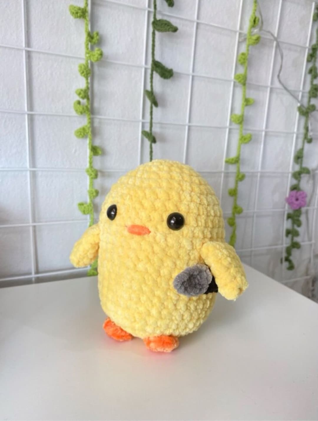 Chick With Knife Plushie, With Butt, Crochet Chick With Knife, Cute ...
