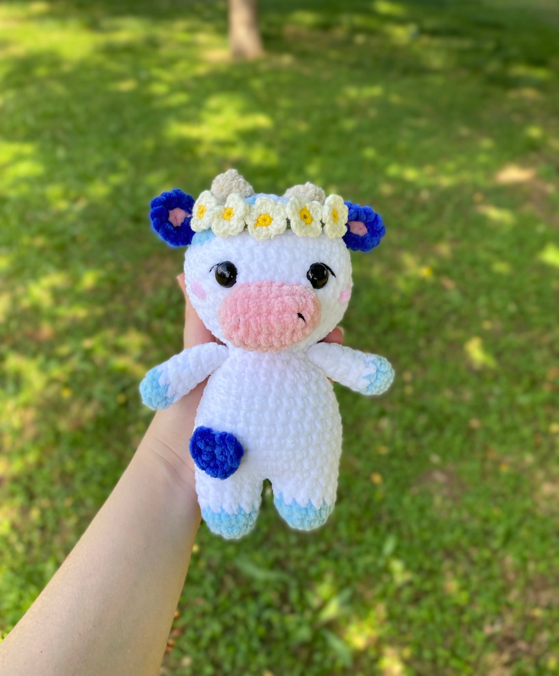 Flower Cow , Daisy Cow , Moo , Crochet Cow, Amigurumi Cow , Stuffed ...