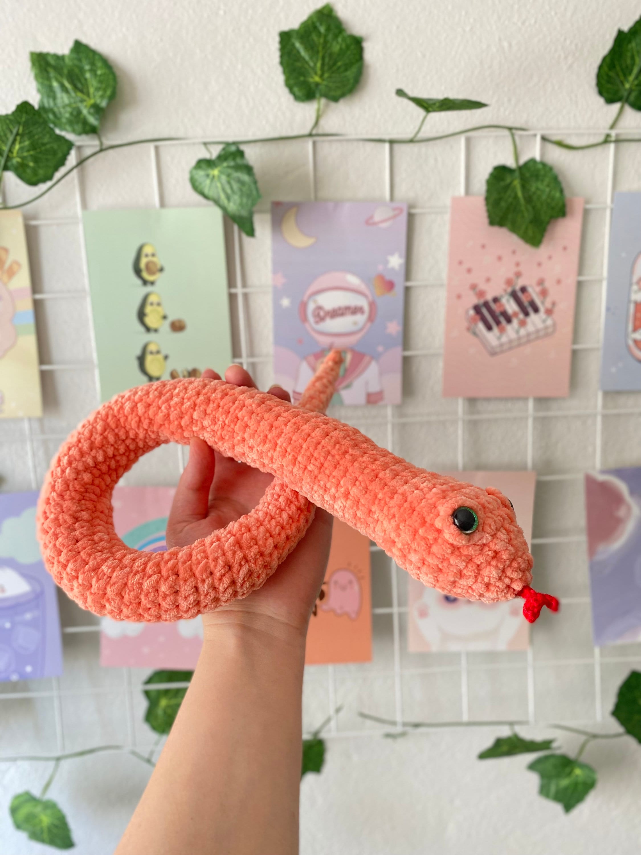 Amigurumi Snake Pattern Snake Crochet Snake Plush Snake - Etsy