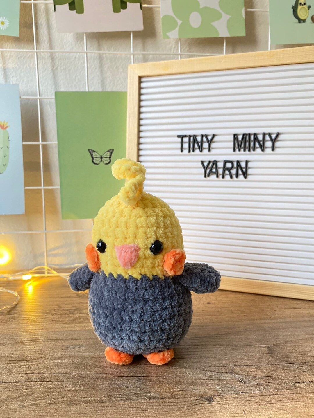 Cockatiel Plush , Amigurumi Cockatiel , Crochet Cockatiel - Etsy