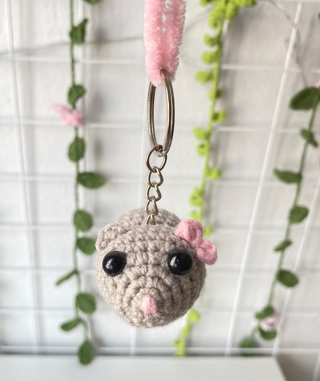 Sad Hamster Keychain , Crochet Sad Hamster , Amigurumi Sad Hamster ...