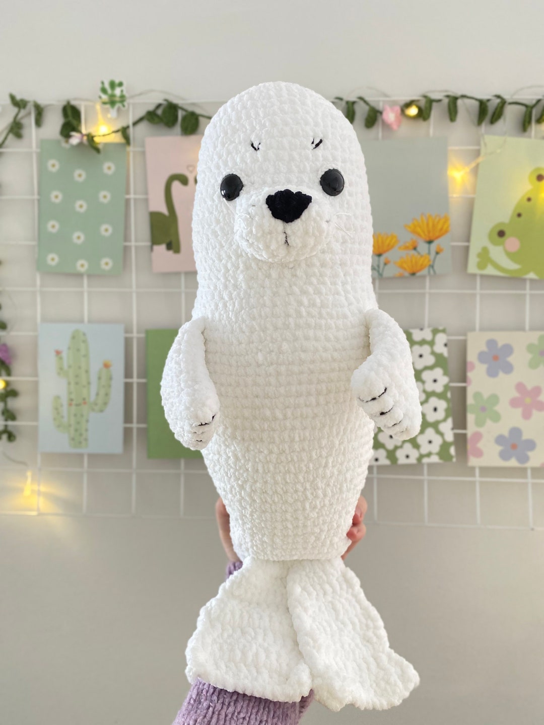 Crochet Seal , Amigurumi Seal , Plush Seal , Seal , Sea Animal , Plushy ...