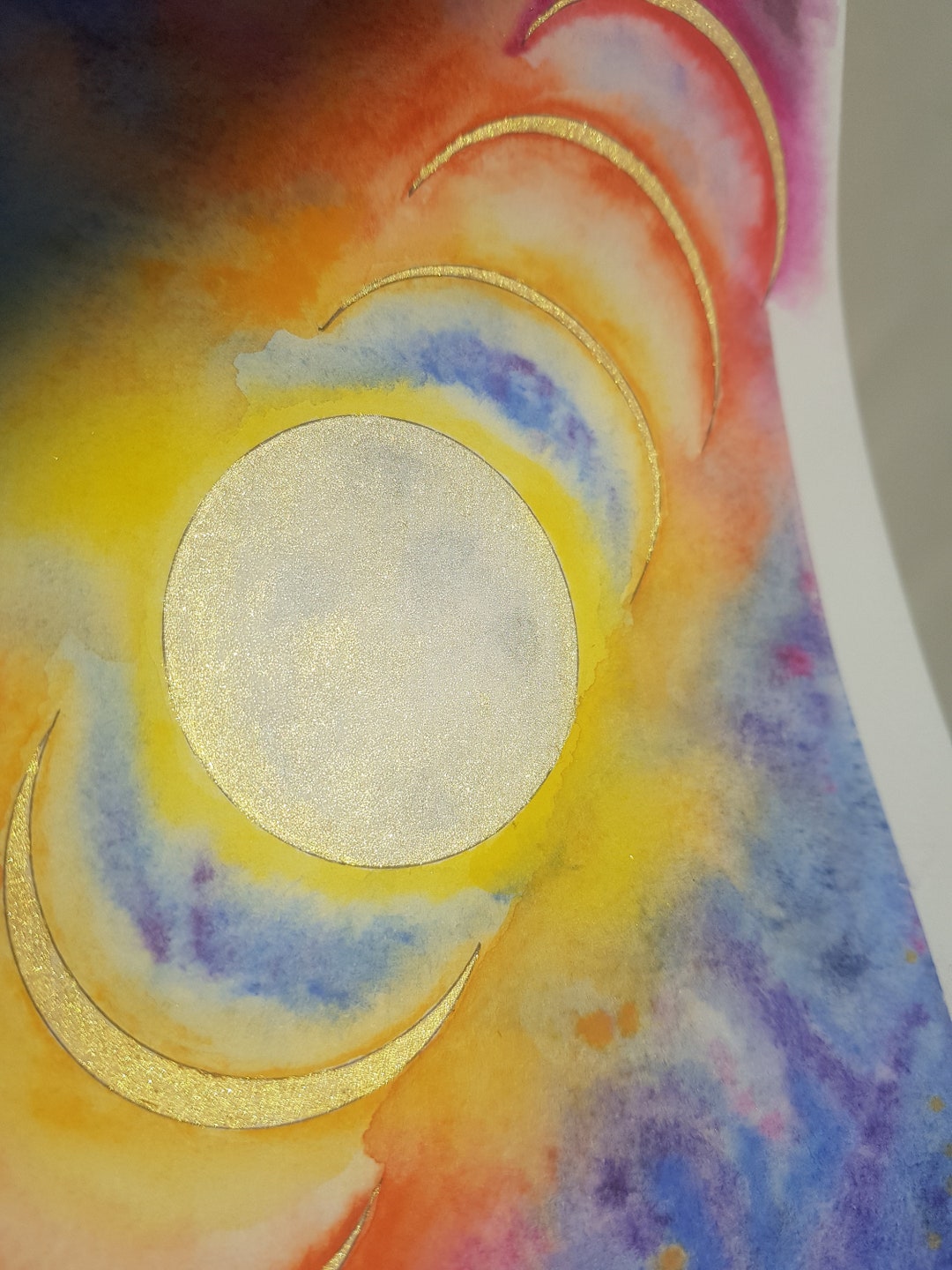 Hybrid Solar Eclipse Birthday Card - Etsy