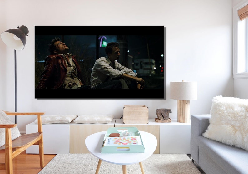 Fight Club Poster, Tyler Durden Poster, Fight Club Movie Canvas, Fight ...