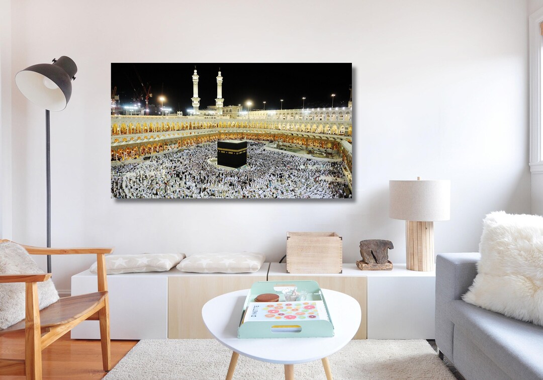 The Kaaba, Al-kaʿbah, the Cube , Extra Large Wall Art , Ka'bah , Kabah ...