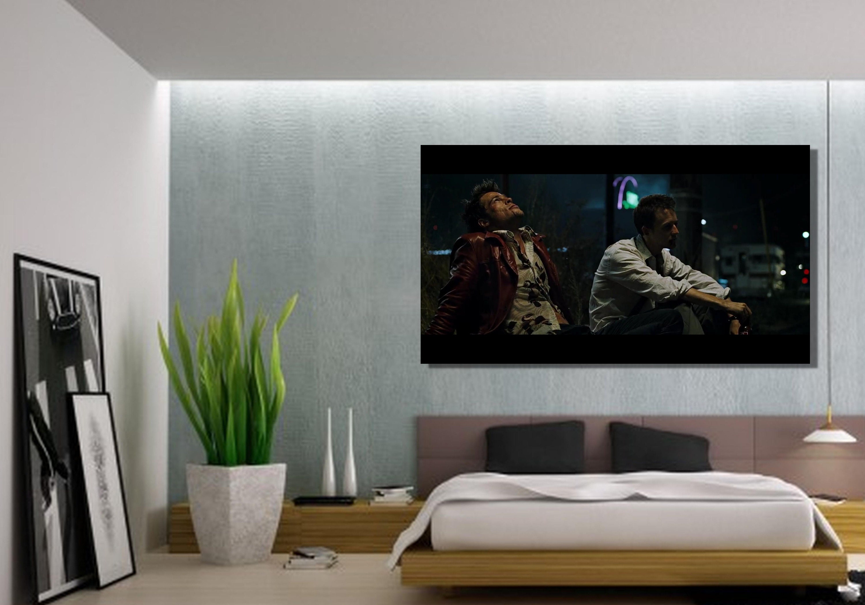 Fight Club Poster, Tyler Durden Poster, Fight Club Movie Canvas, Fight ...