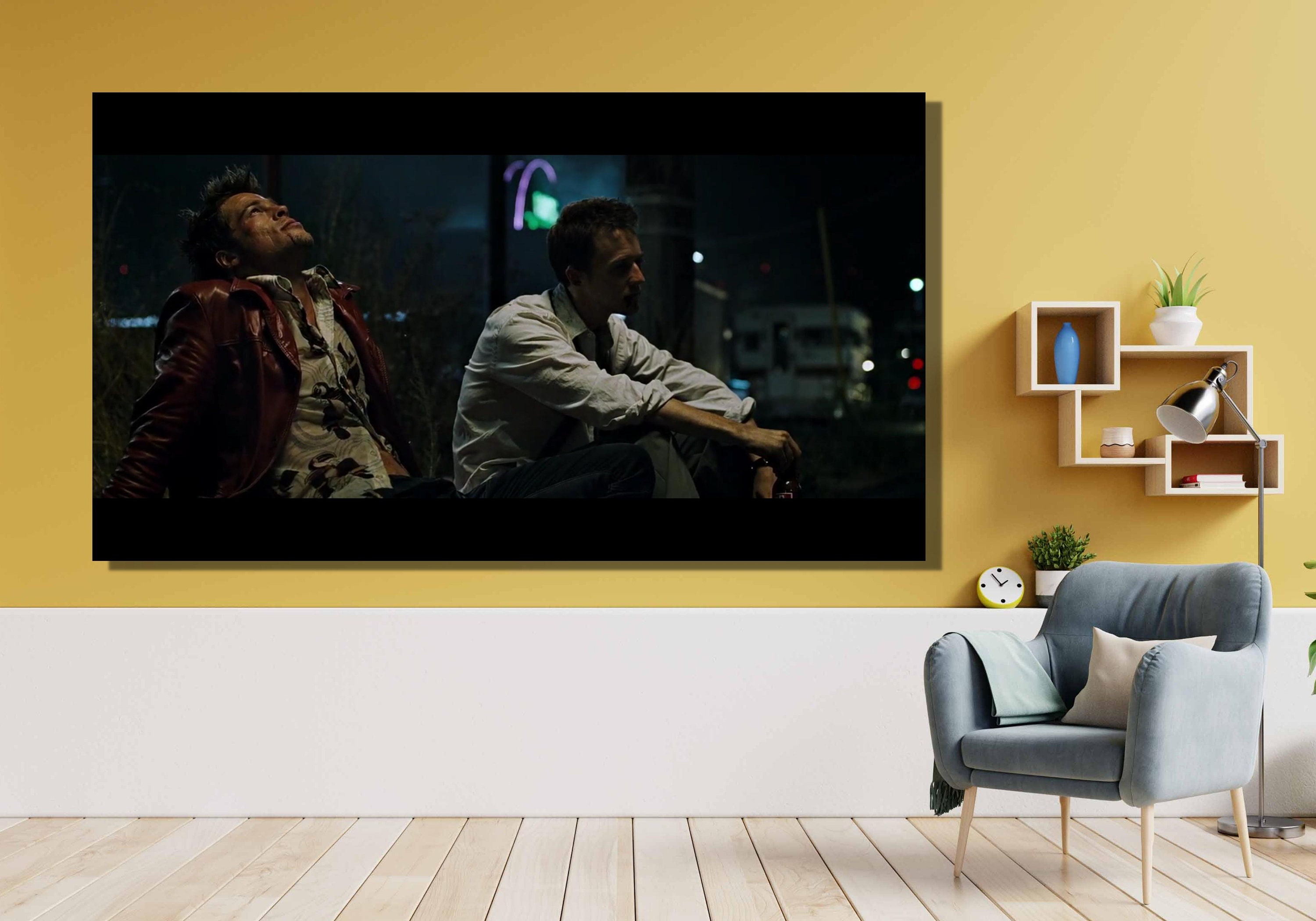 Fight Club Poster, Tyler Durden Poster, Fight Club Movie Canvas, Fight ...