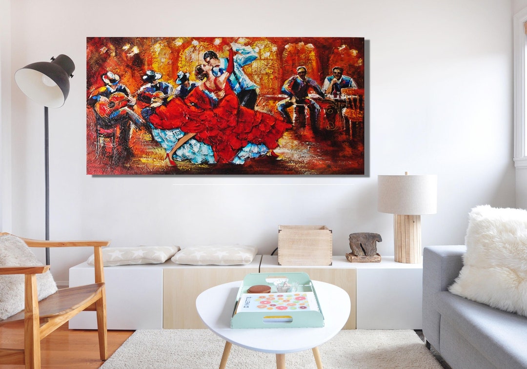 Tango Dancer Wall Art for Home Decor, Dancing Canvas Art, Tango Canvas ...