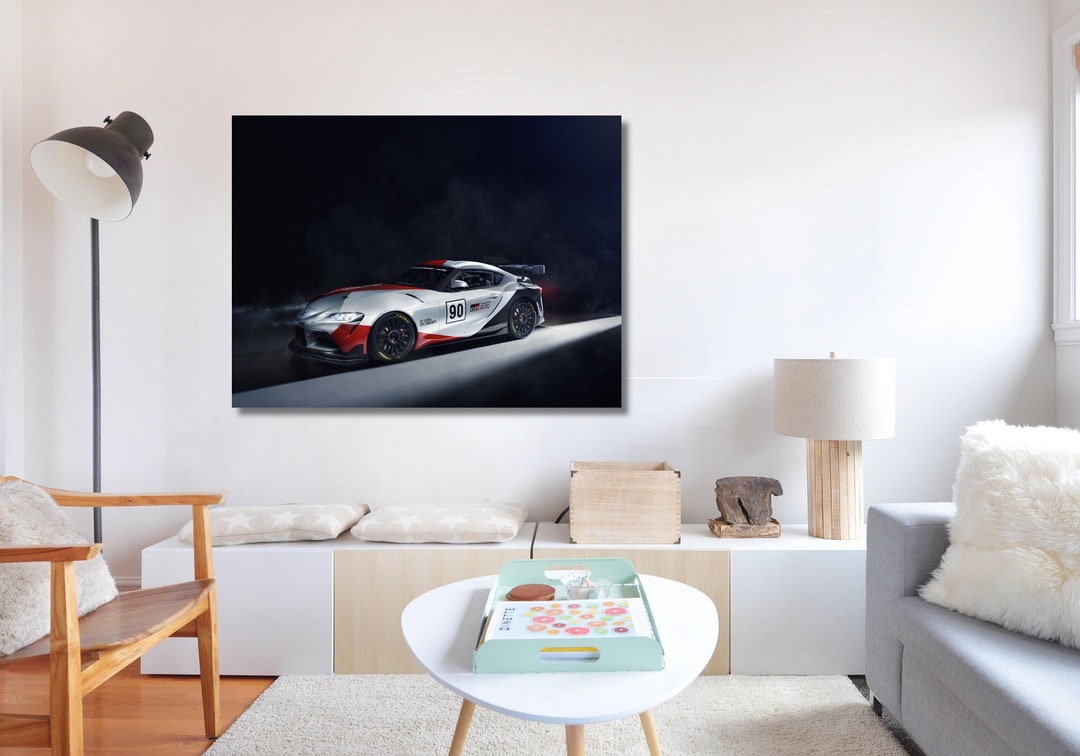 Toyota Supra Large Canvas Art Toyota Canvas, Toyota Wall Decor Canvas ...