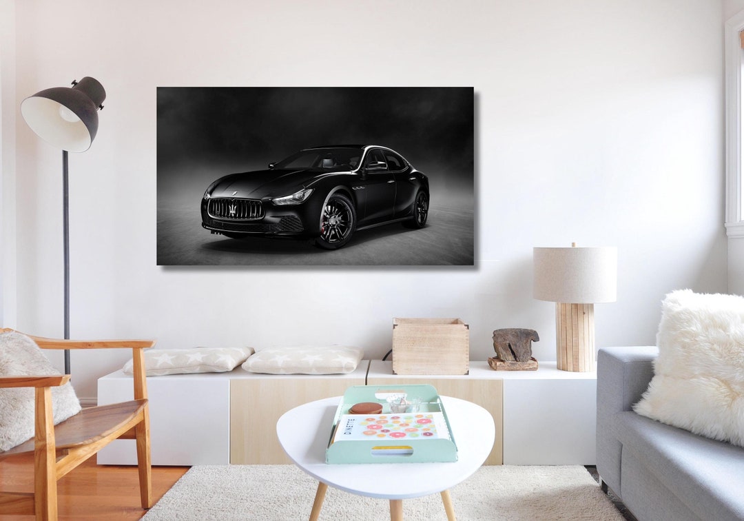 Maserati Wall Art Auto Wall Decor Maserati Poster Auto, Auto Extra ...