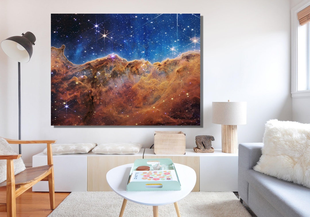 Carina Nebula NASA Deep Field Canvas Poster Art James Webb Space ...