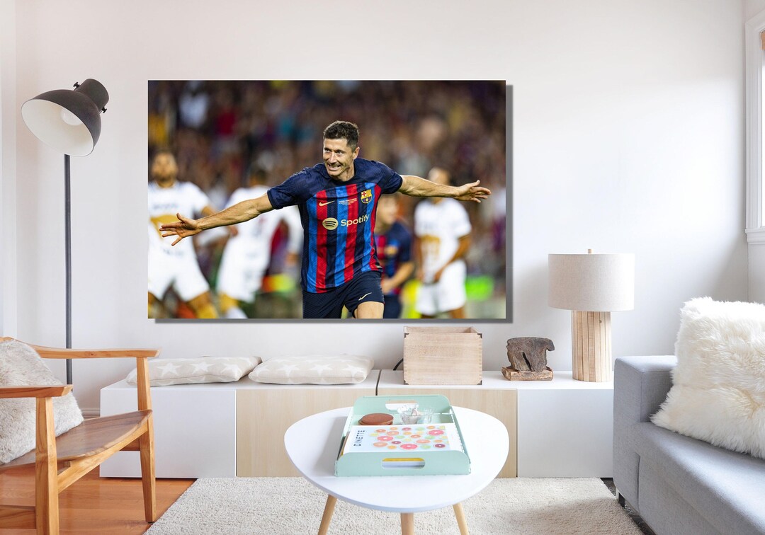 Lewandowski Canvas Wall Art, Robert Lewandowski Poster, Rl9 Poster ...