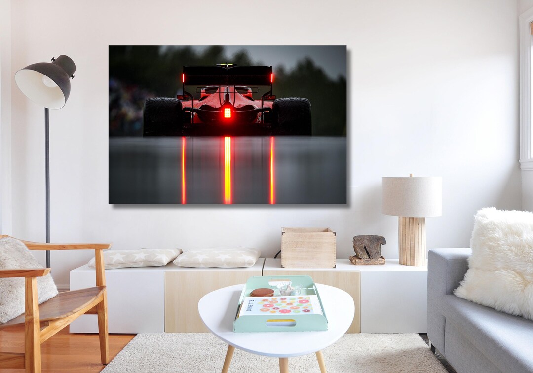 Formula One F1 Grand Prix Ferrari Racing Canvas Wall Artf1 Canvas Wall ...