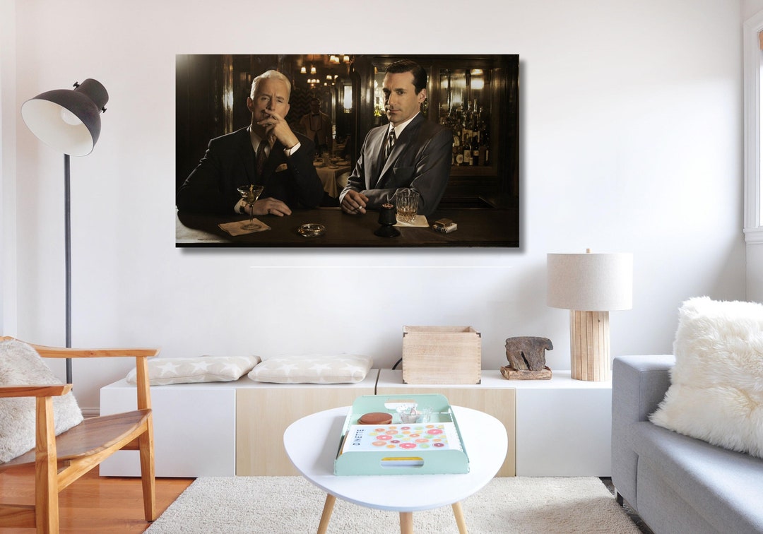 Mad Mens Wall Art, Mad Men Don Draper Poster Canvas Wall Art Print,don ...