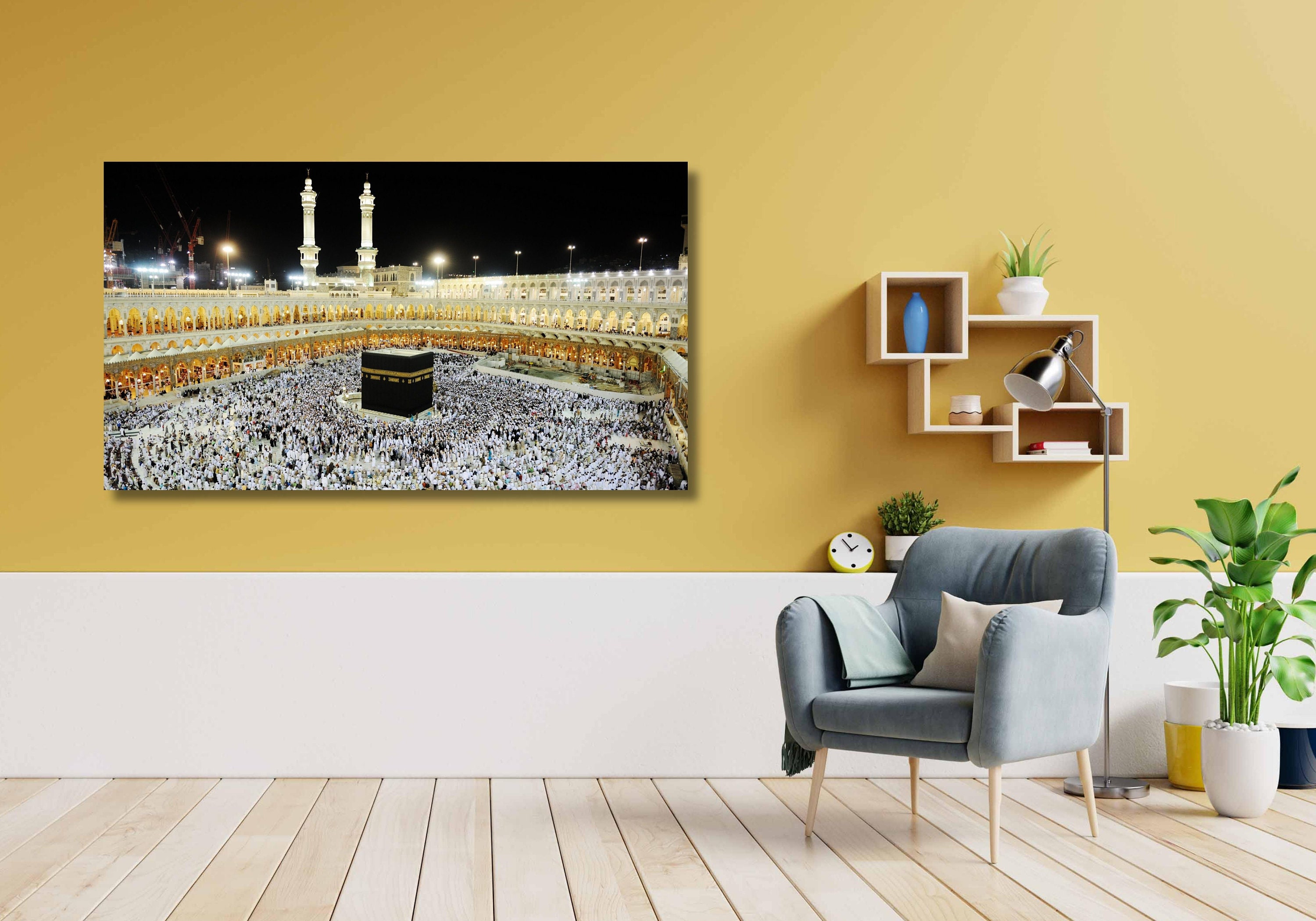 The Kaaba Al-kaʿbah the Cube Extra Large Wall Art - Etsy