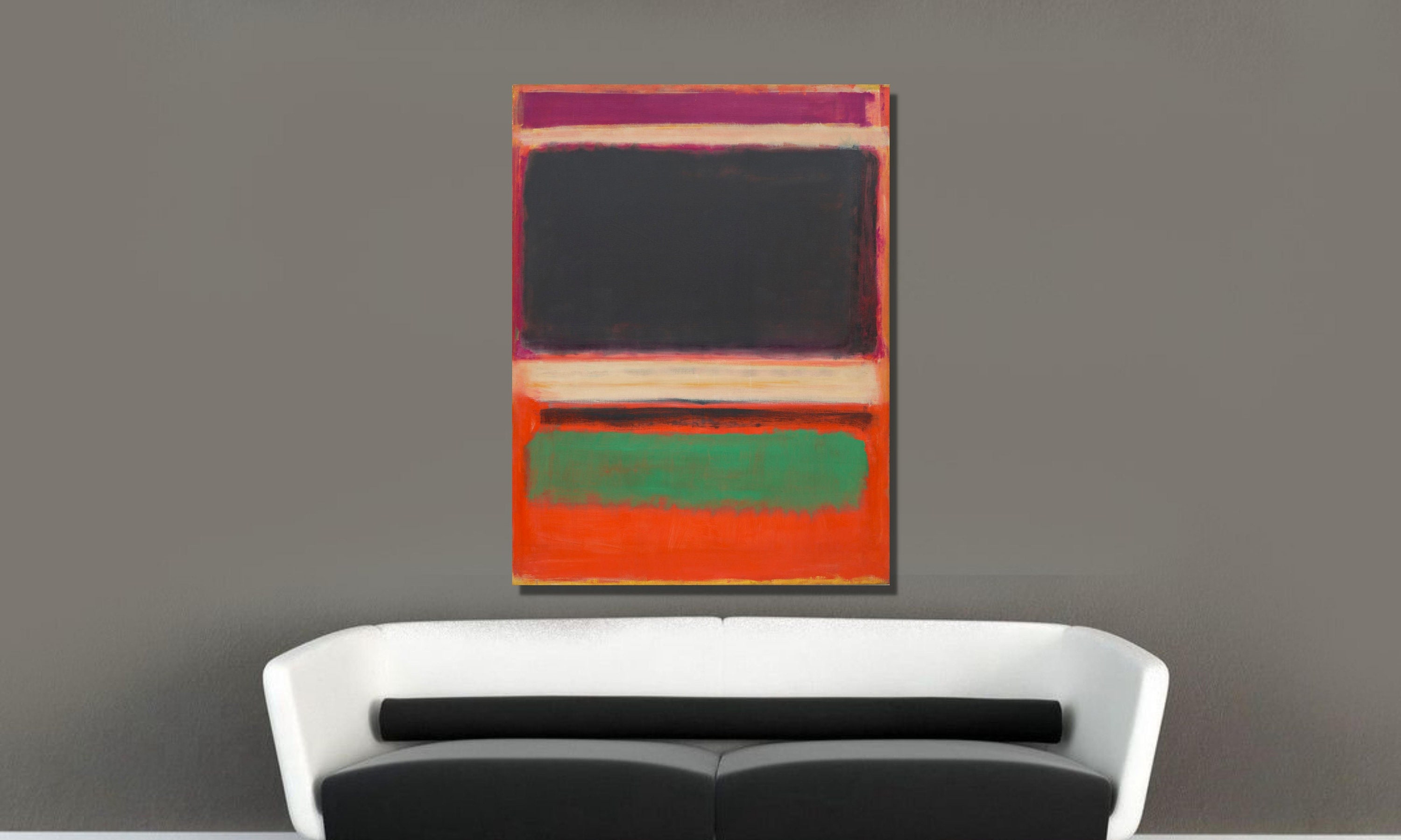 Mark Rothko Canvas,abstract Canvas Wall Art,rothko Reproduction Art ...