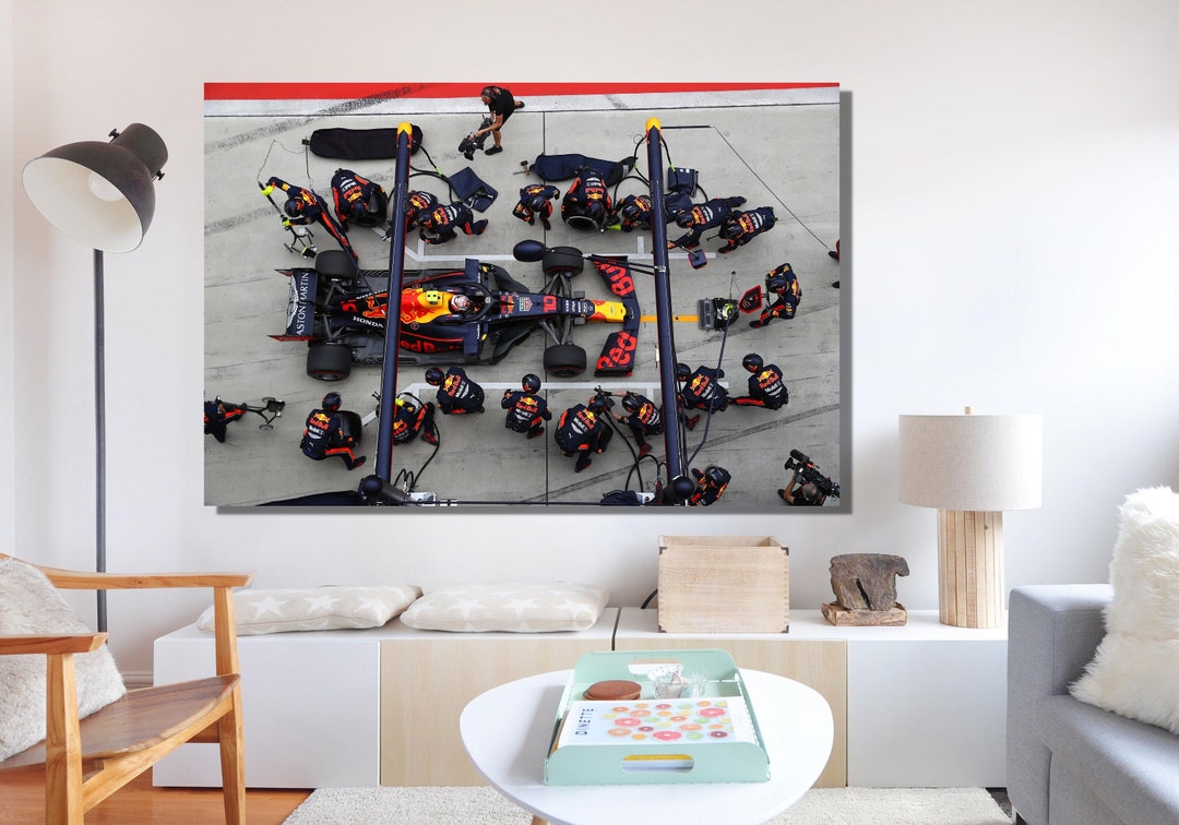 Pit Stop Canvas Print Pierre Gasly, Formula 1 Wall Art, Pierre Gasly ...
