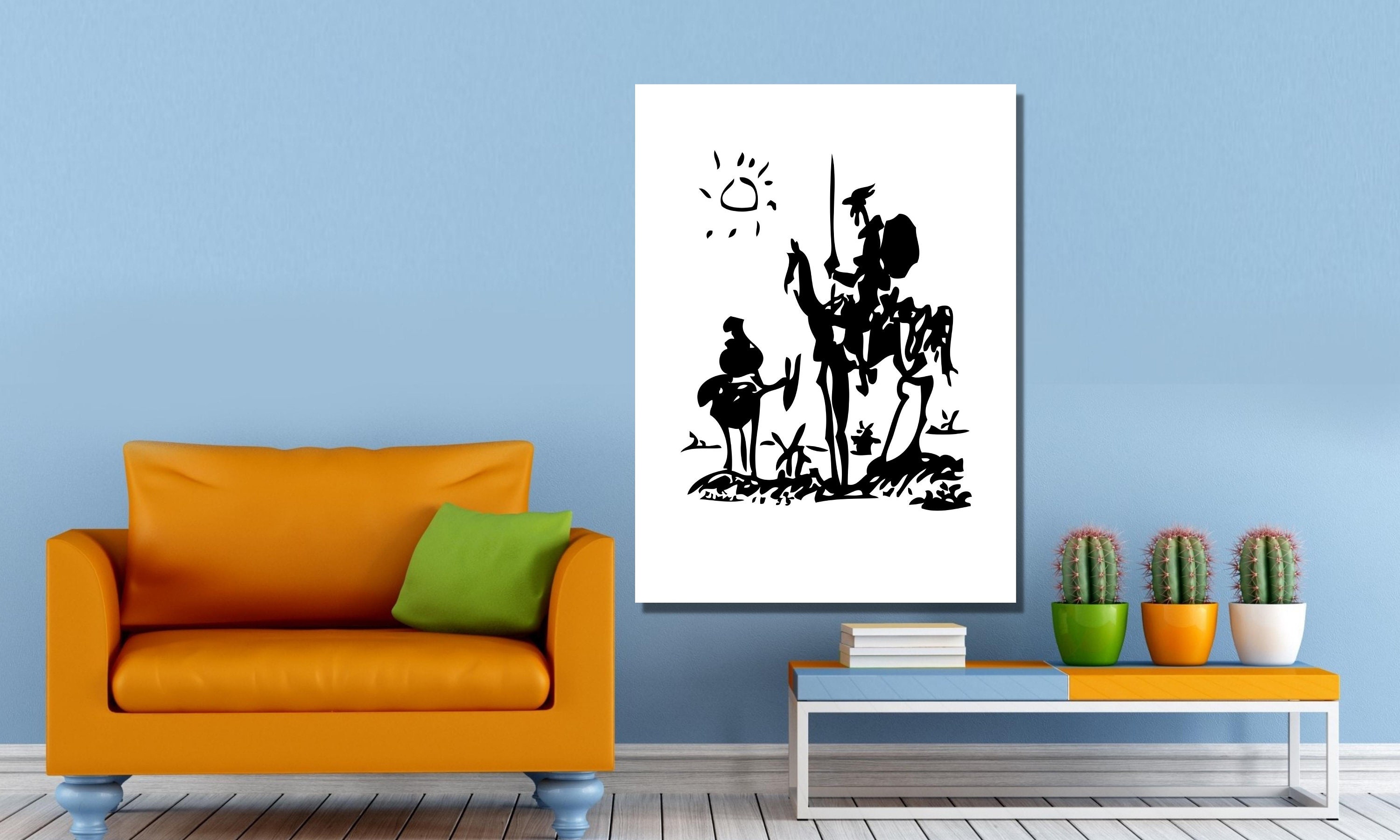 Don Quixote by Pablo Picasso,pablo Picasso, Don Quixote 1955 ...