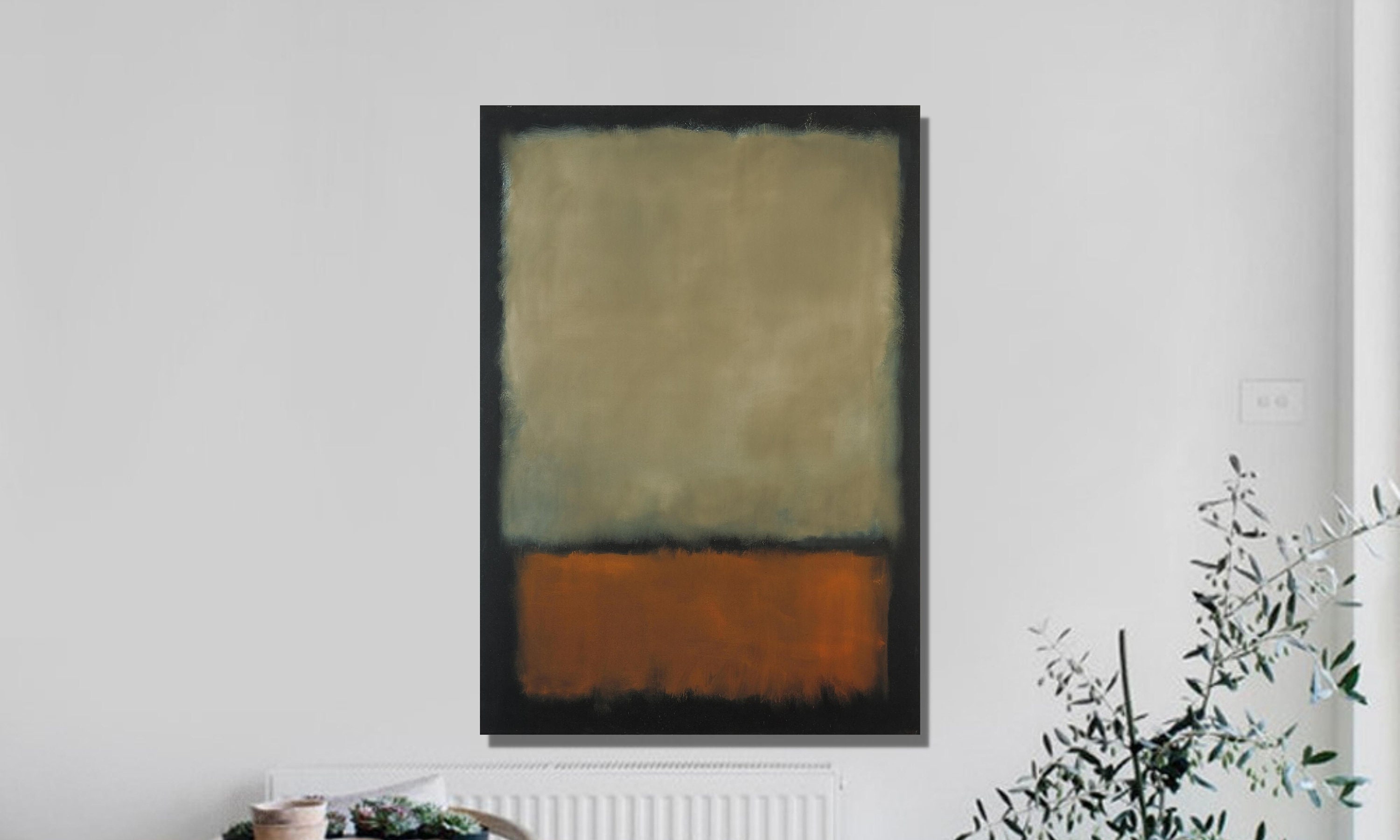 Mark Rothko Canvas,abstract Canvas Wall Art,rothko Reproduction Art ...