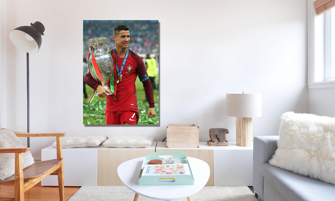 Cristiano Ronaldo Siuu Portugal Poster Winner Portugal Euro Cup Winner ...