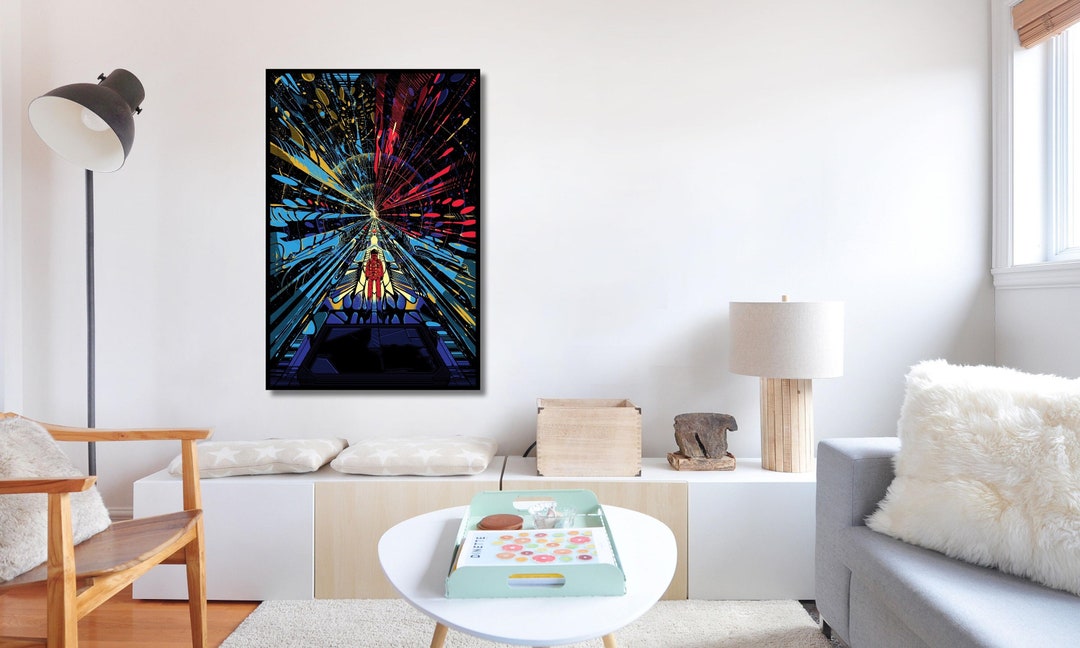 2001 A Space Odyssey Movie Poster Canvas Wall Art Family Decor, Home ...