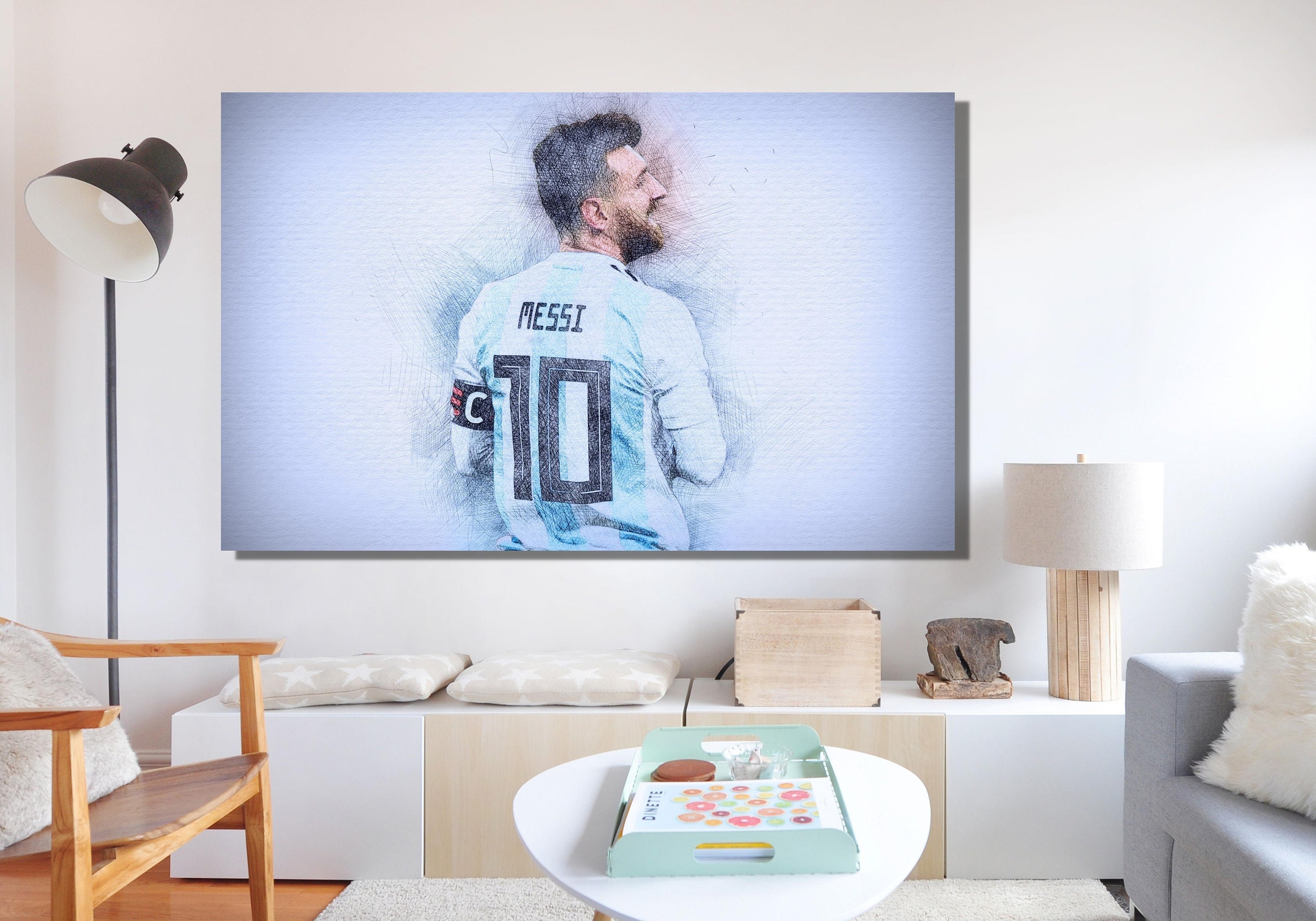 Lionel Messi Poster,messi Wall Art, Messi, Messi Poster, Lionel Messi ...