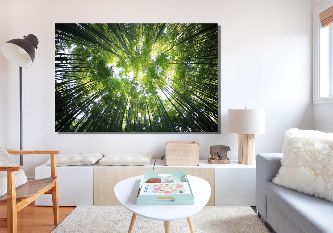 Forest Trees Poster Forest Art Print Beautiful Forest Tree Art Print ...