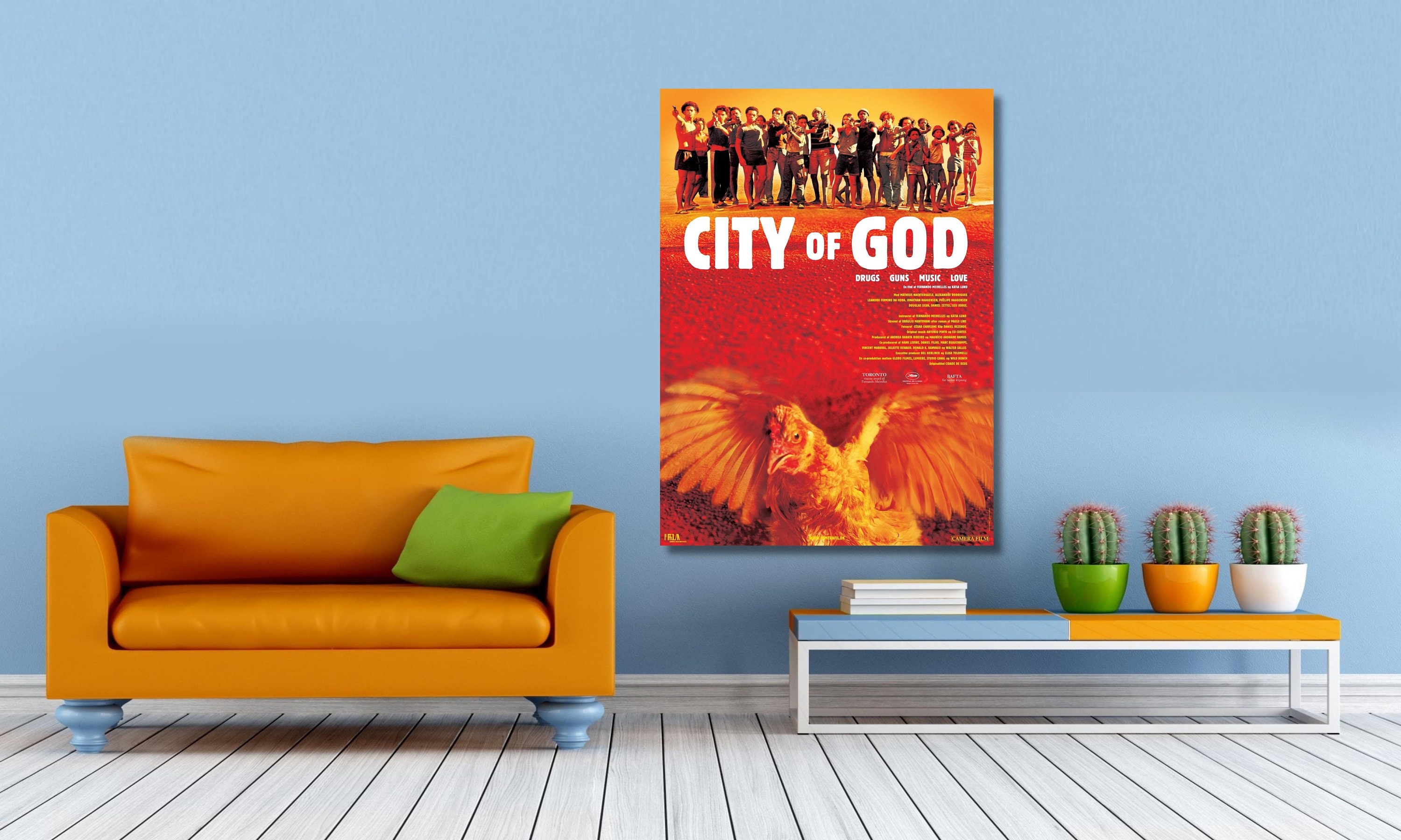 City of God Poster Canvas City of God Movie Poster City of - Etsy
