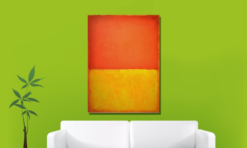 Mark Rothko Canvas,rothko Reproduction,abstract Canvas Wall Art,modern ...