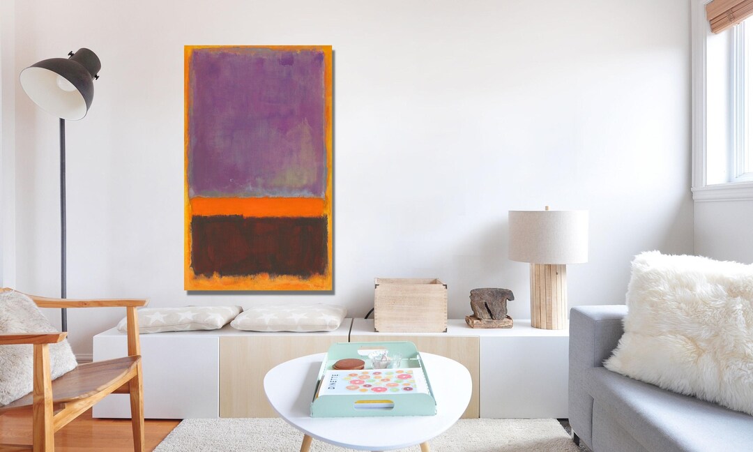 Mark Rothko Canvas,abstract Canvas Wall Art,rothko Reproduction Art ...