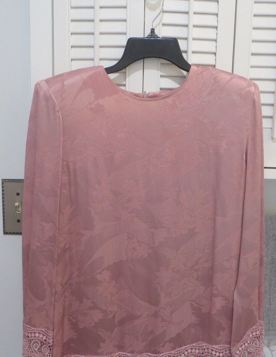 Mother of the Bride Special Occasion Dress, Rose Pink Lace and ...