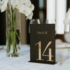 Table Numbers With Stands Wedding Table Numbers Arched Table Numbers ...