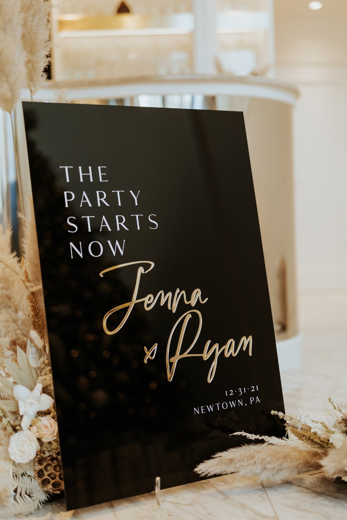 Wedding Welcome Sign Black Wedding Sign 3D Welcome Sign - Etsy