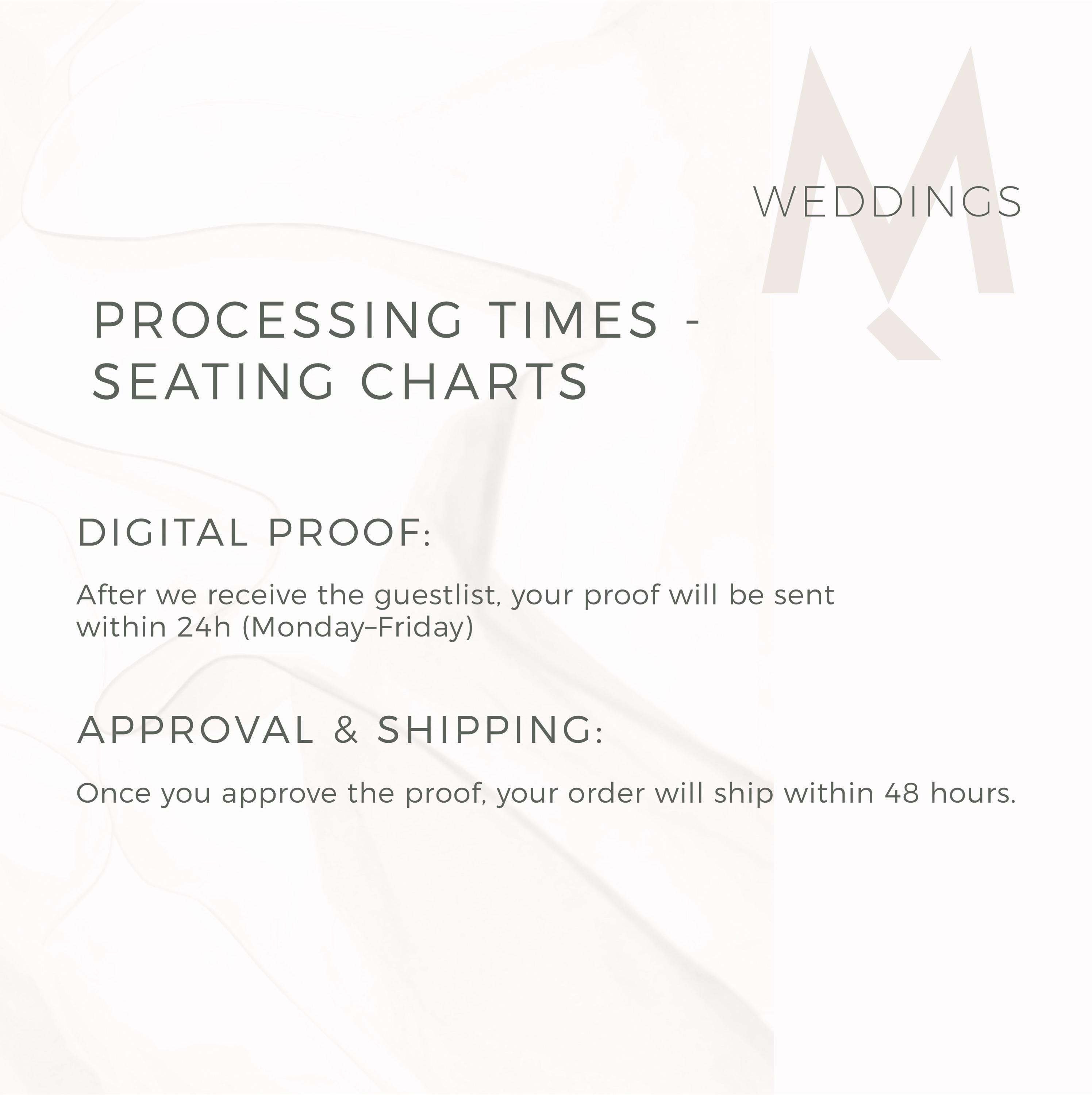Arch Seating Chart Alphabetical Order - Gold Mirror Acrylic - Wedding ...